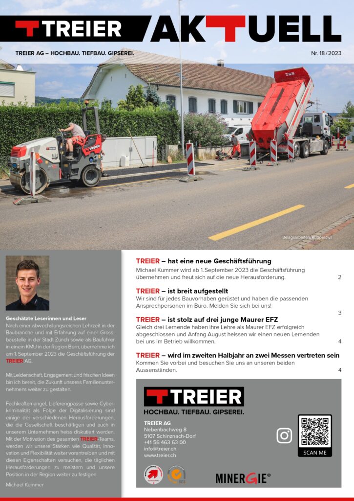 TREIER Aktuell | TREIER AG